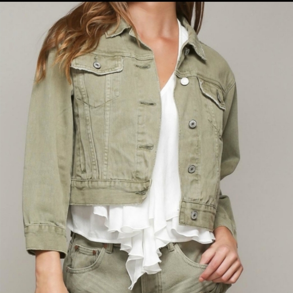 Mustard Seed | Jackets & Coats | New Cropped Mustard Seed Cropped ...